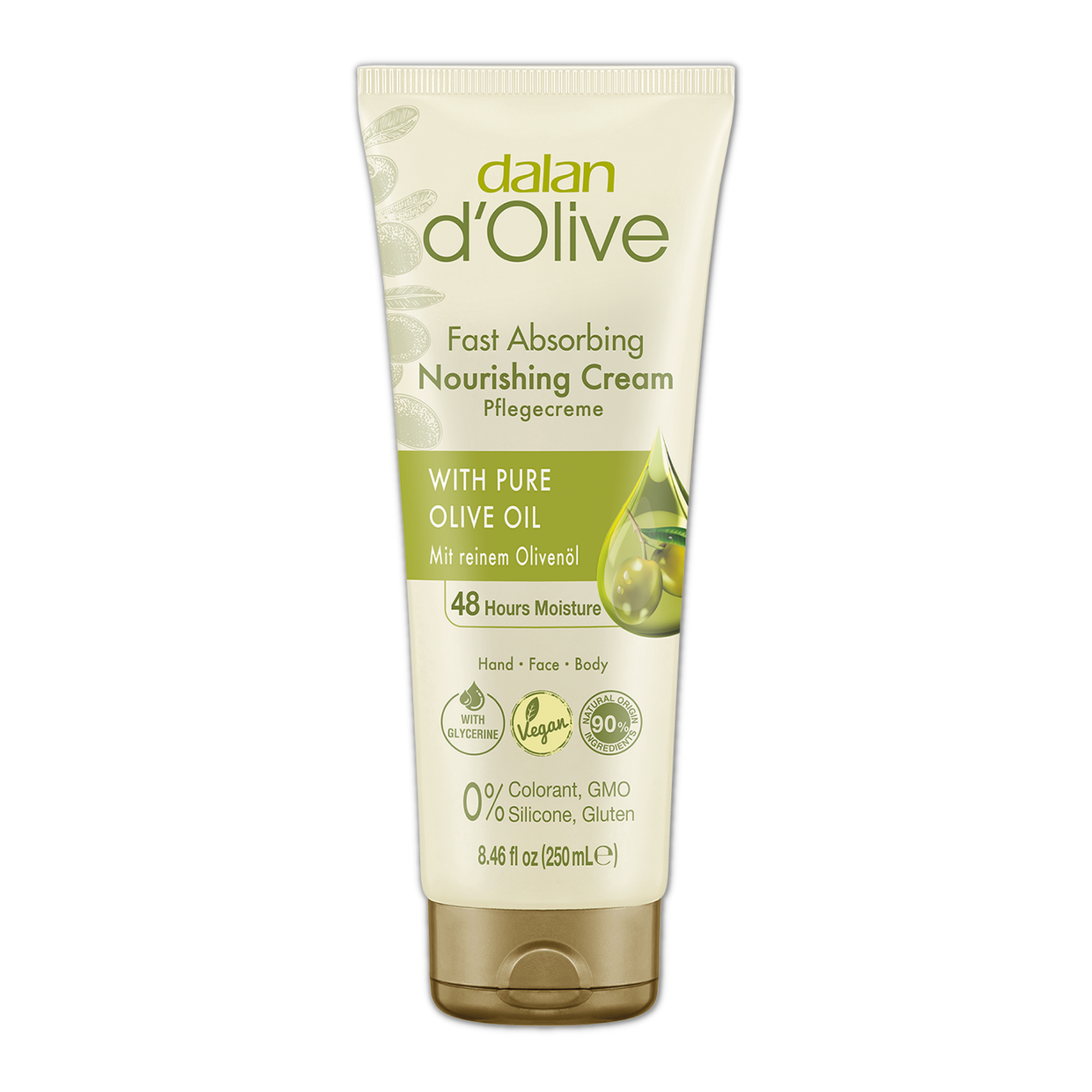 Dalan d´Olive Hand- & Körpercreme - Olive | 250 ml | 11603.